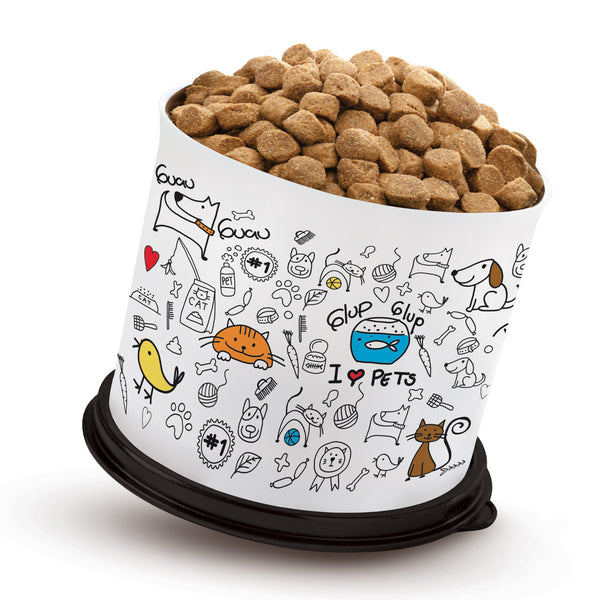 Recipiente con tapa mascotas 600ml Tupperware – Tupperware MX